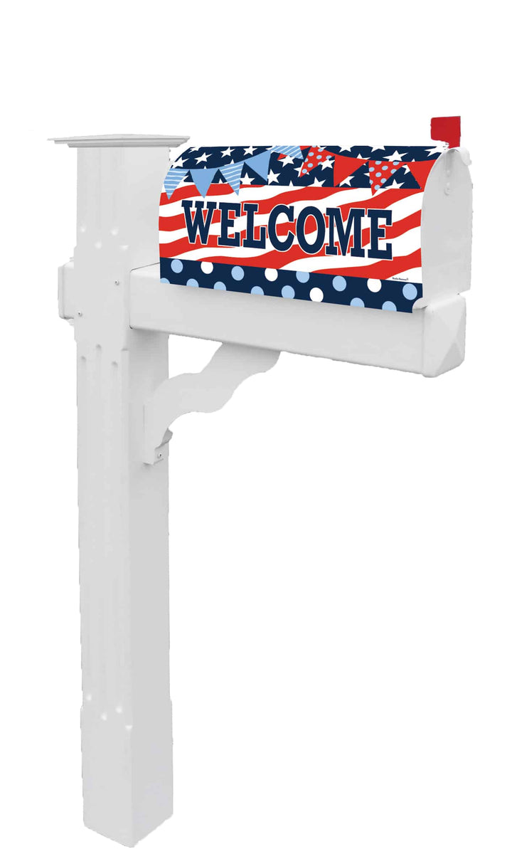 Patriotic Patterns 5097MM Mailbox Makeover| If It's Flags