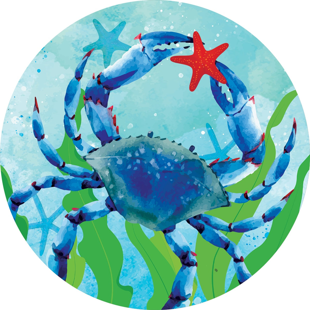 Crab and Starfish 5384SC Suncatcher| If It's Flags