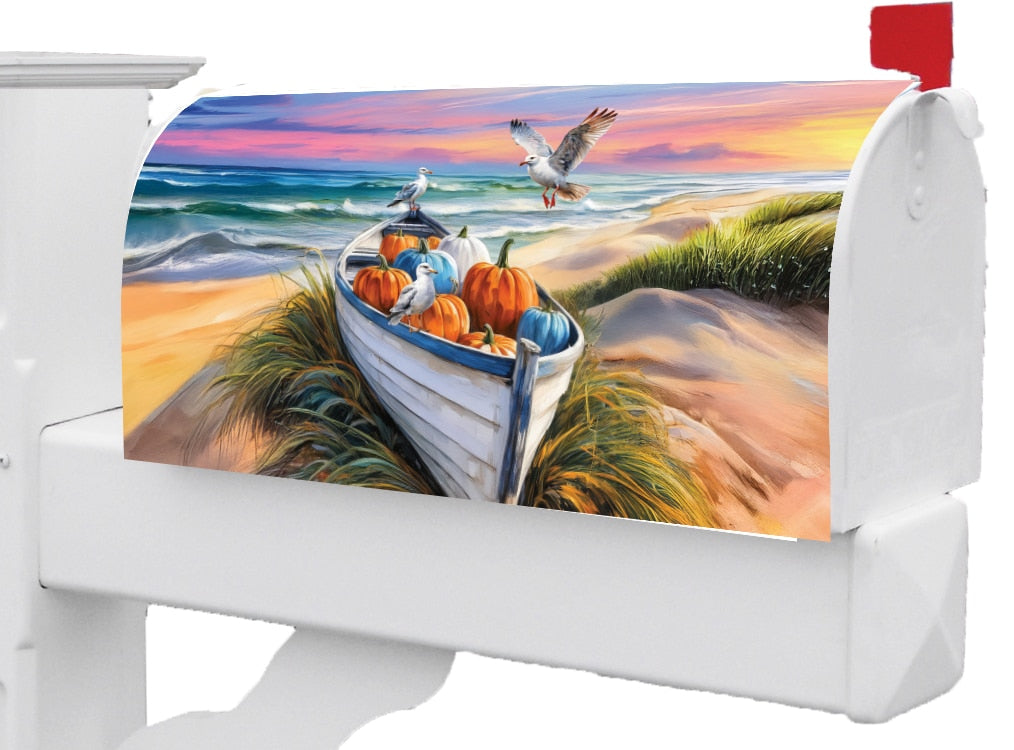Pumpkin Boat 5691MM Mailbox Makeover| If It's Flags