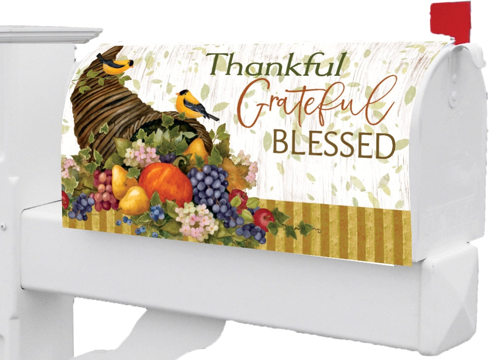 Thankful Cornucopia 5714MM Mailbox Makeover| If It's Flags