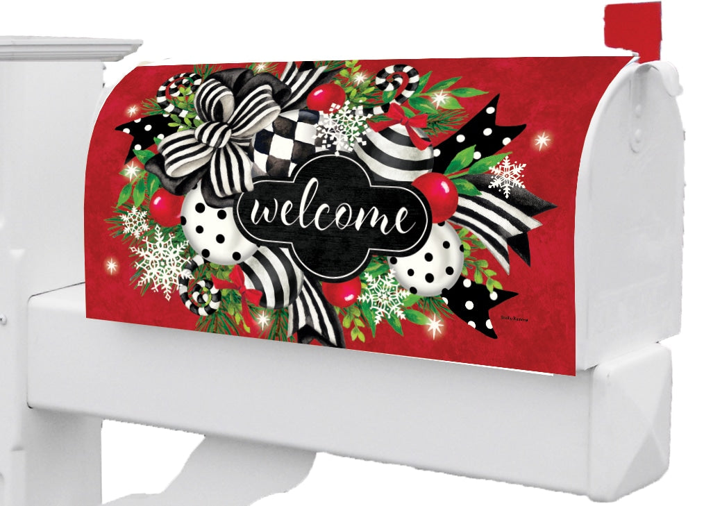 Black and White Swag 5734MM Mailbox Makeover| If It's Flags