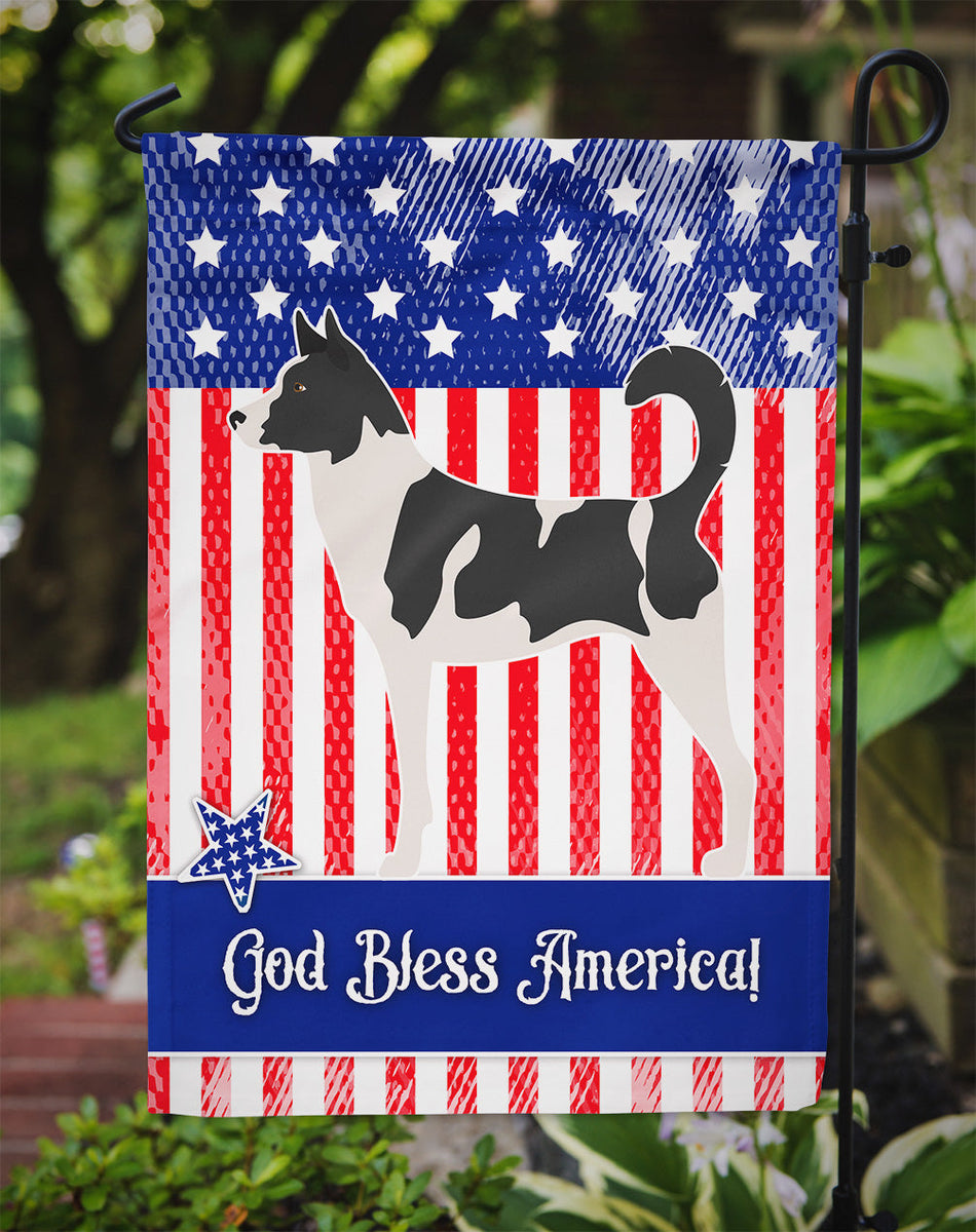 Canaan Dog American Flag Garden Size| If It's Flags