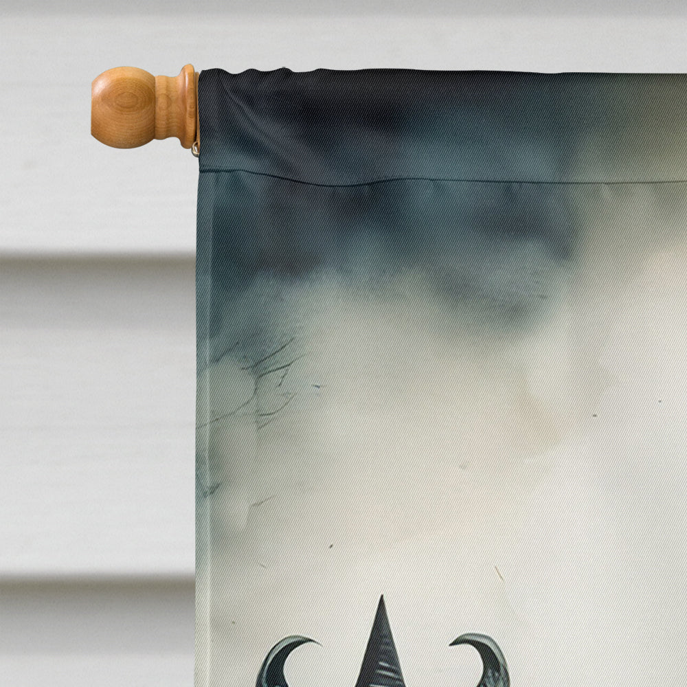 Krampus The Christmas Demon Spooky Halloween House Flag| If It's Flags