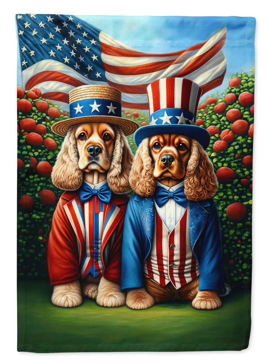 All American Cocker Spaniel House Flag DAC4217CHF| If It's Flags