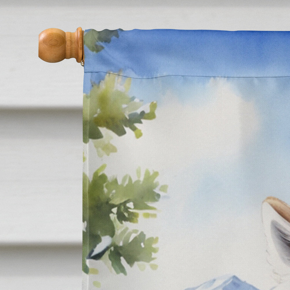 American Eskimo Cowboy Welcome House Flag DAC5832CHF| If It's Flags